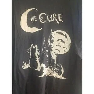 Handmade | Shirts | Rare The Cure Cat Tee 9s Alt Indie Rock Unisex ...